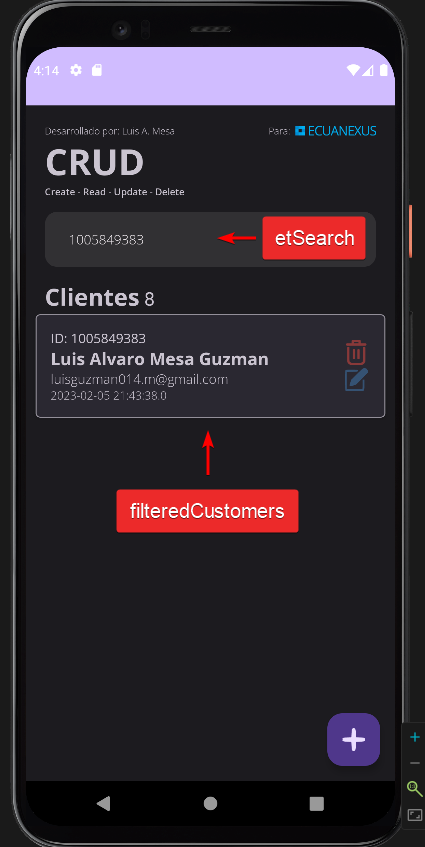 GitHub - luisguzmanms/CRUD: Aplicación móvil que permite realizar operaciones de CRUD (Create ...