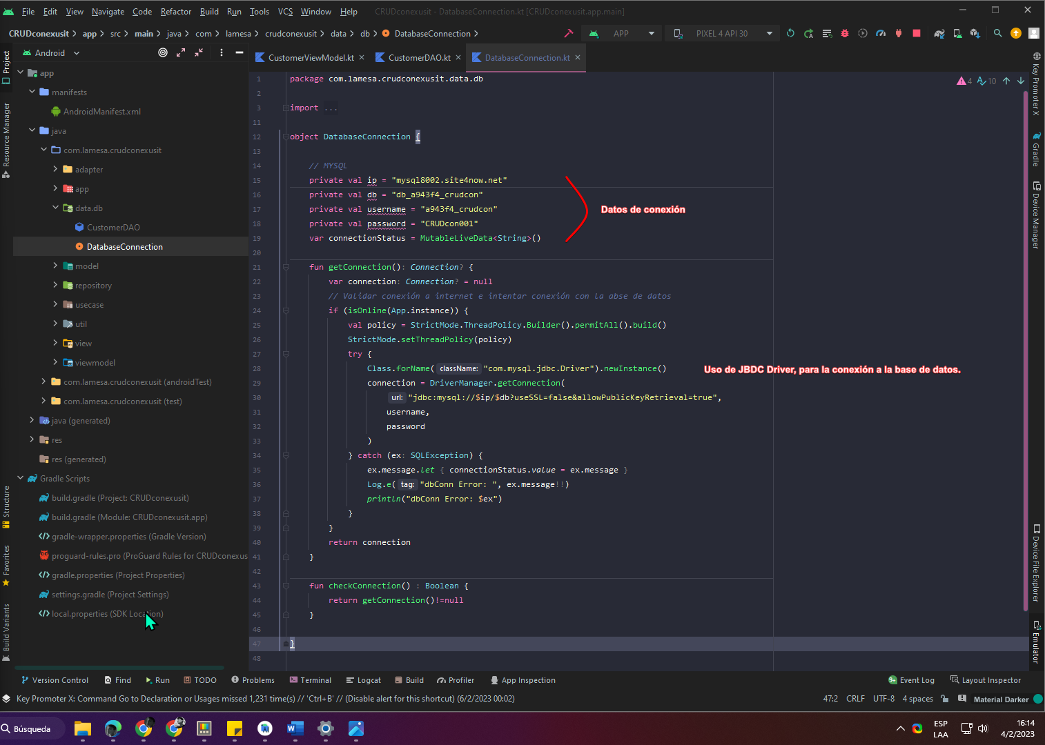 GitHub - luisguzmanms/CRUD: Aplicación móvil que permite realizar ...